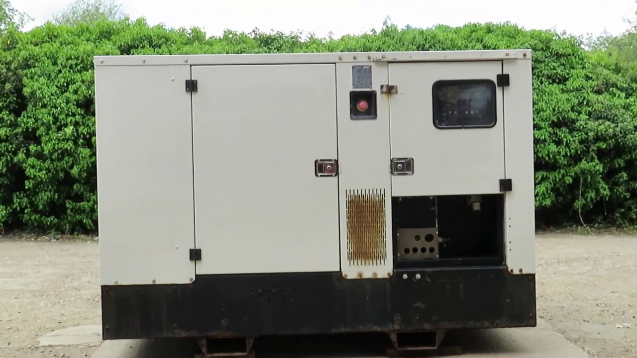 Powertech Generators Perkins 50kVA (1) silent diesel generator - YouTube