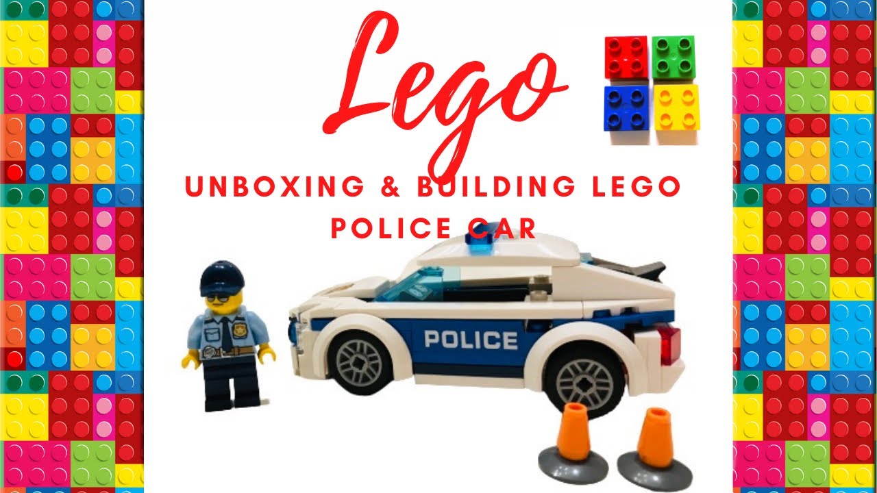 Lego Police Car || Unboxing & Building Lego Police Car || Building ...