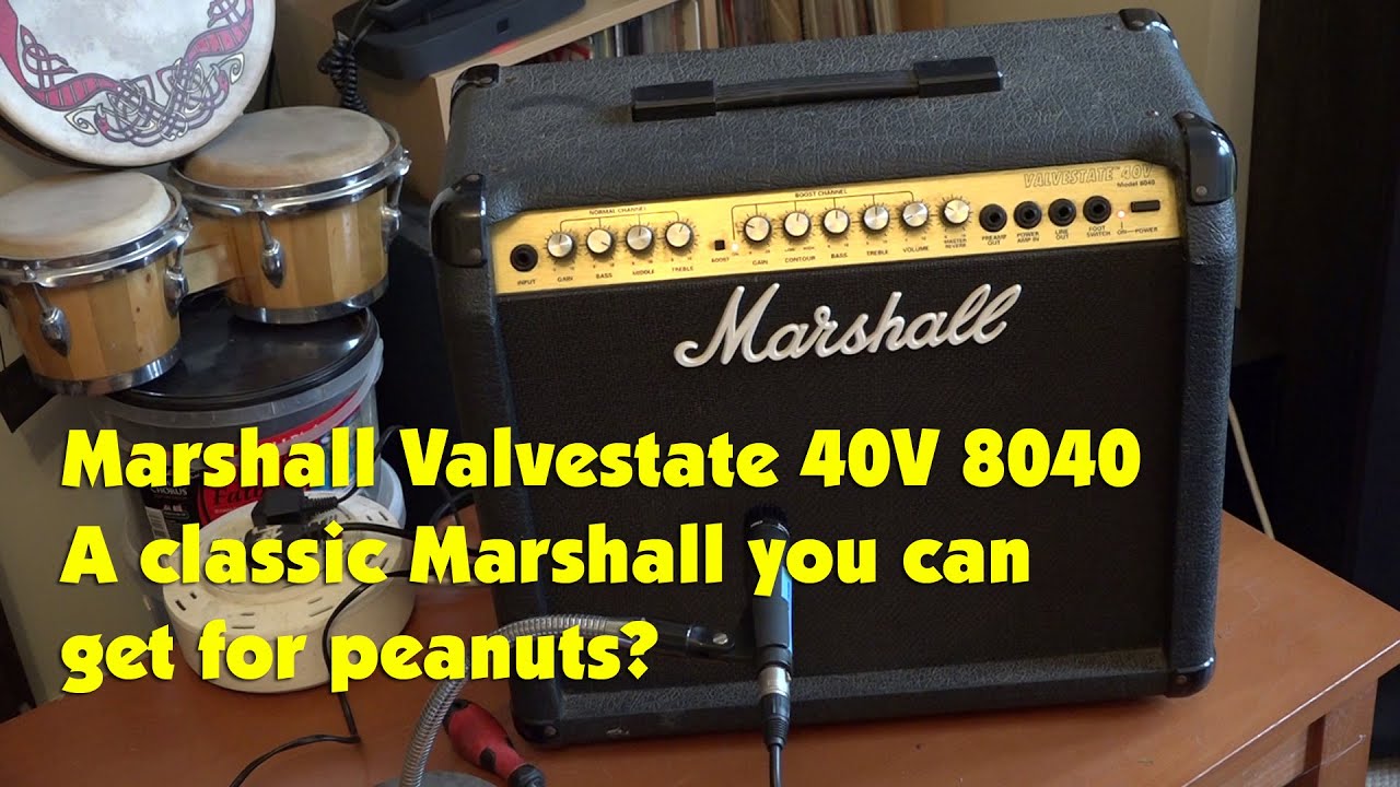 Marshall Valvestate 40V 8040 A classic Marshall you can get for peanuts ...