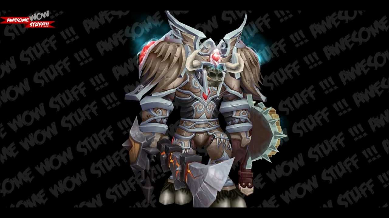 WoW Tier 13 - Paladin (Tauren) Preview HD - YouTube
