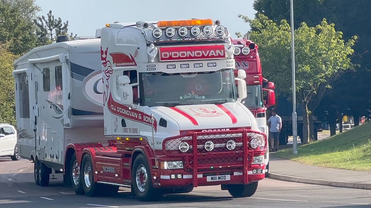 Retro Truck Show 2023 🇬🇧 Warwick Gaydon UK | Part 2 Scania V8, DAF ...