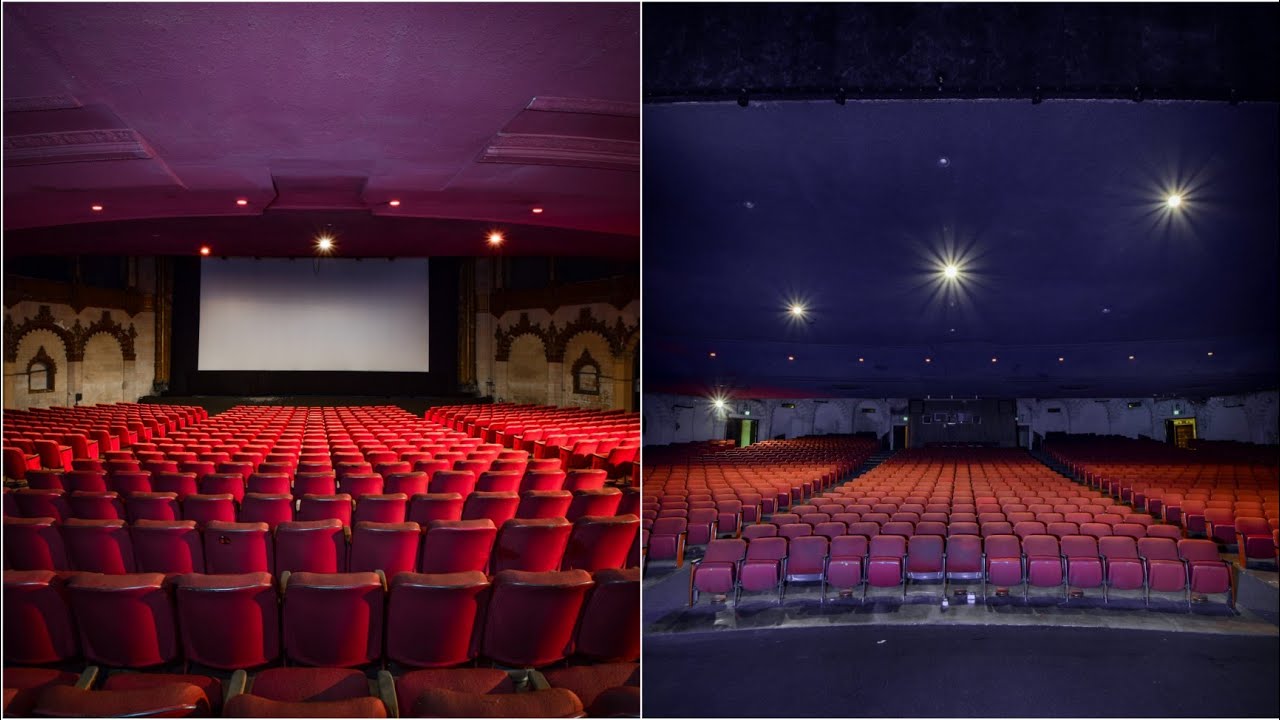 Epic Abandoned Multi Screen Theater with Power Urbex Offlimits - YouTube