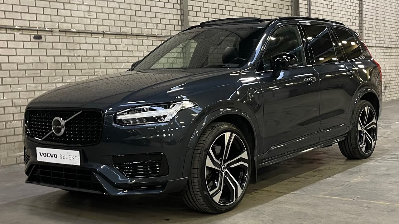 Volvo XC90 T8 390PK R-Design | Savile Grey Metallic - YouTube