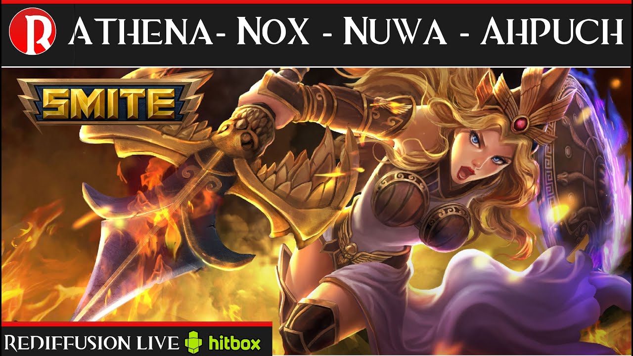 [SMITE] - Athena / Nox / Nuwa / AhPuch / Neith - Gameplay - YouTube