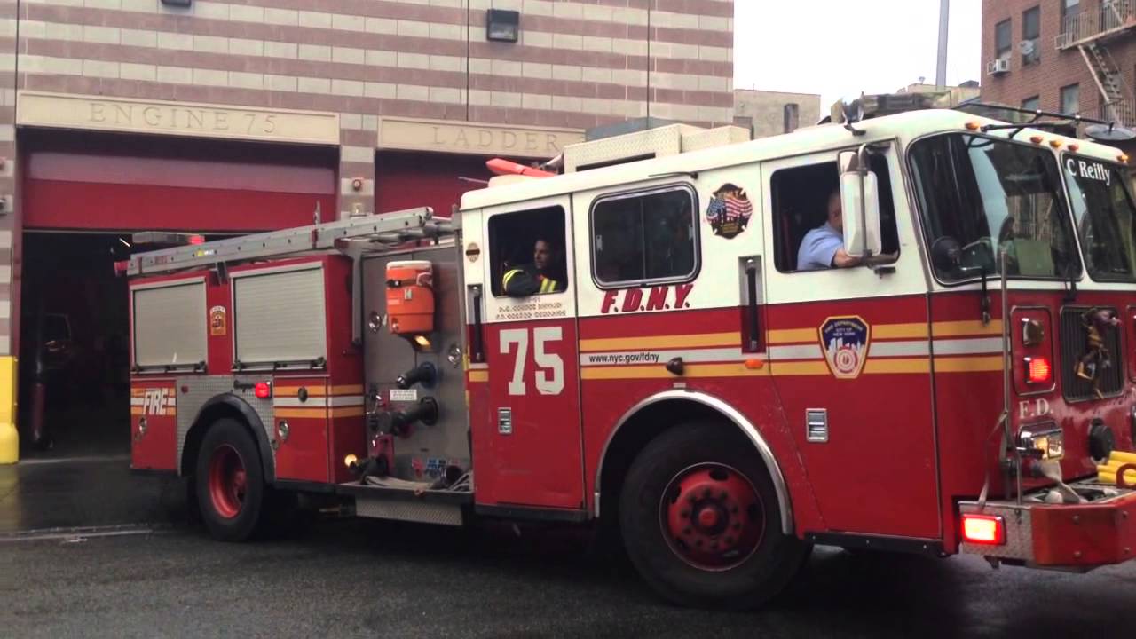 FDNY - Engine 75 - Responding - YouTube