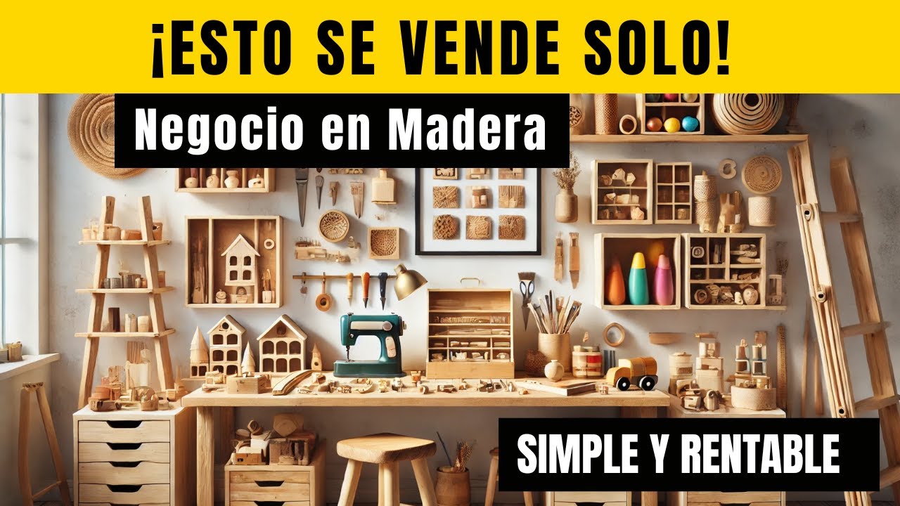 10 IDEAS con Madera que Pueden Generar Excelentes Ganancias - YouTube