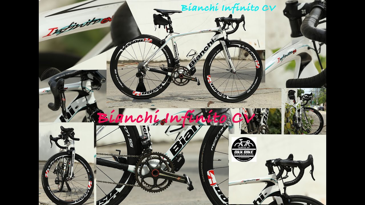sale .....Frameset Bianchi infinito cv. white colour rim brake - YouTube