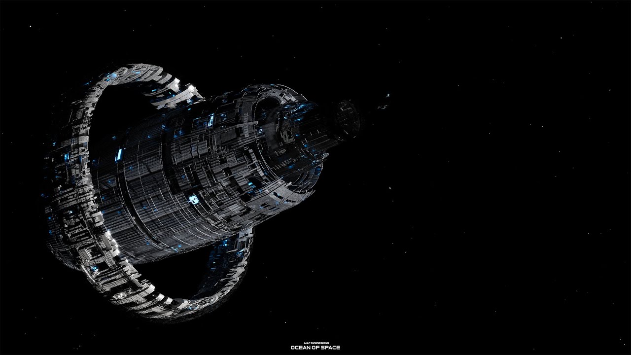 3D Spaceship animation - Ocean of space - YouTube
