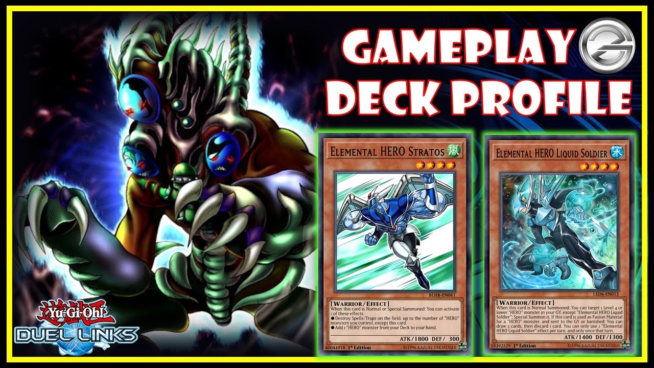 Yugioh Duel Links | Epic Duel Hero Deck Masked Beast Des Gardius | 遊戯王 ...