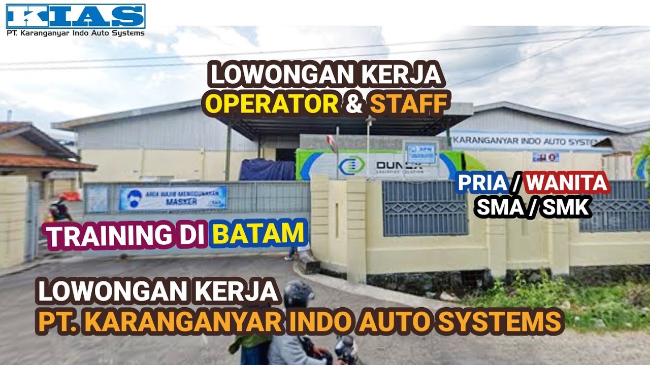 PT Karanganyar Indo Auto Systems ( KIAS ) Info Lowongan Kerja Operator ...
