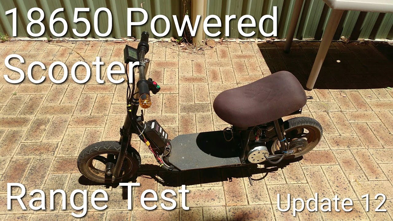 Razor Pocketmod | Modified 18650 Powered E-Scooter | How Far Can It Go ...