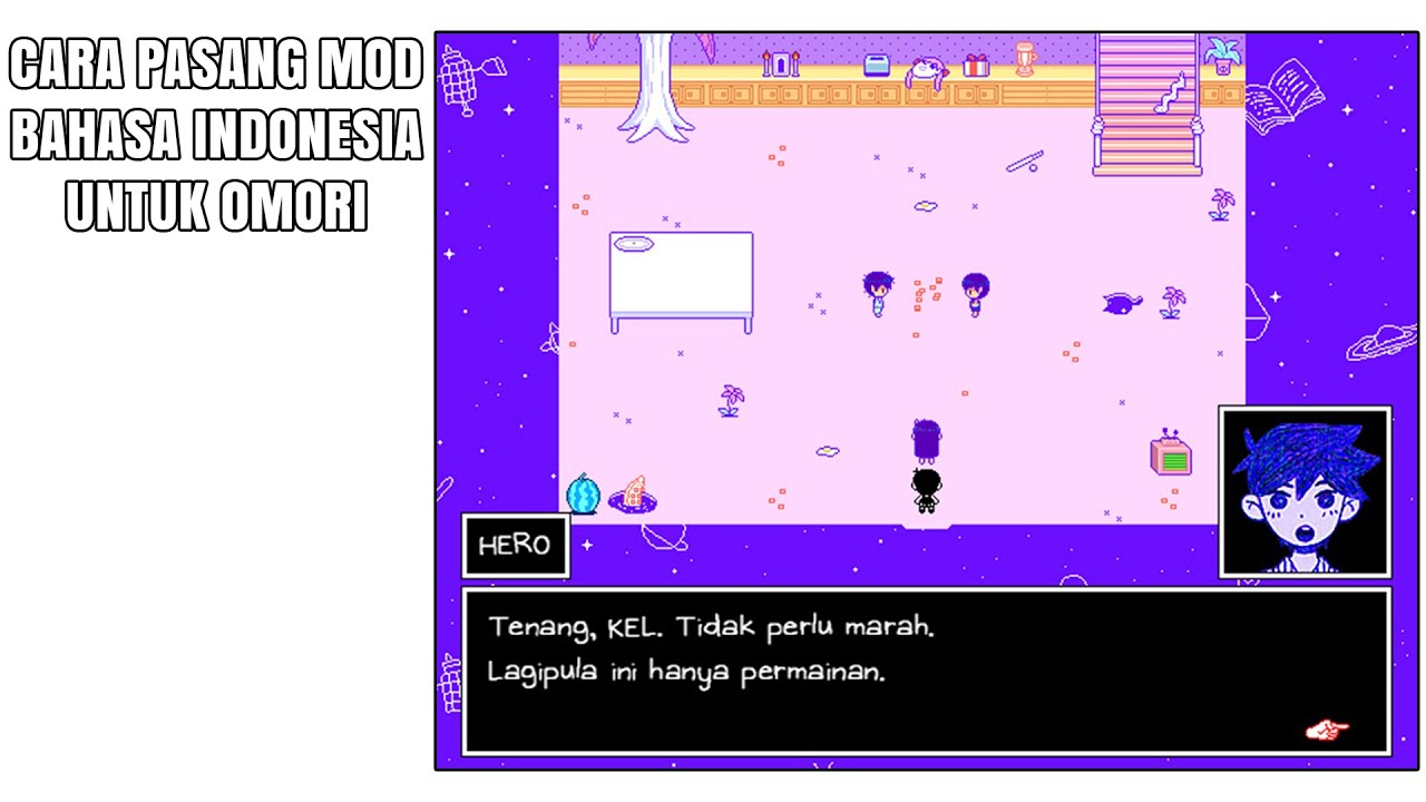 CARA PASANG MOD BAHASA INDONESIA UNTUK OMORI - OneLoader - YouTube