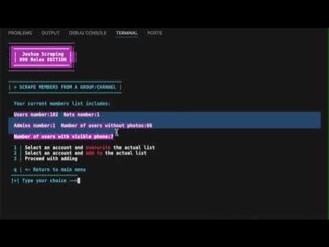 Joshua Dev - 999 ♛ Edition | Scraping Bot - YouTube