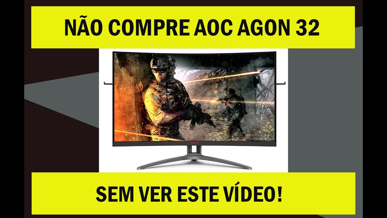 Monitor Gamer AOC Agon 32 AG323FCXE - YouTube