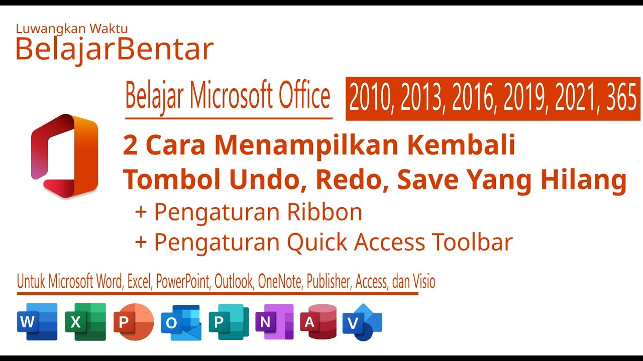 2 Cara Menampilkan Kembali Tombol Undo Redo Save Yang Hilang di Word ...