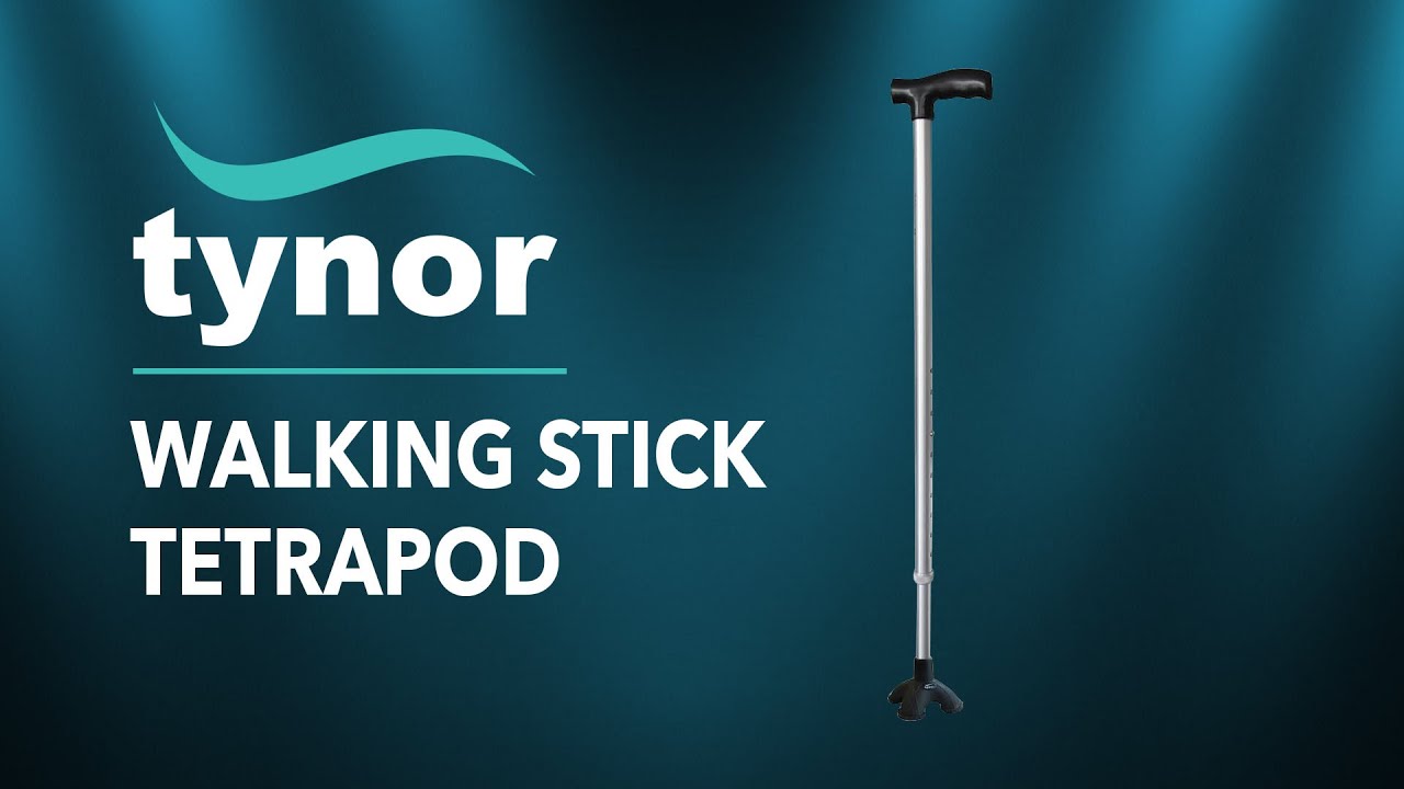 Tynor Walking Stick Tetra Pod (L47) for providing excellent ground grip ...