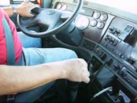 Float'n a 13 speed Roadranger with a loaded trailer.wmv - YouTube