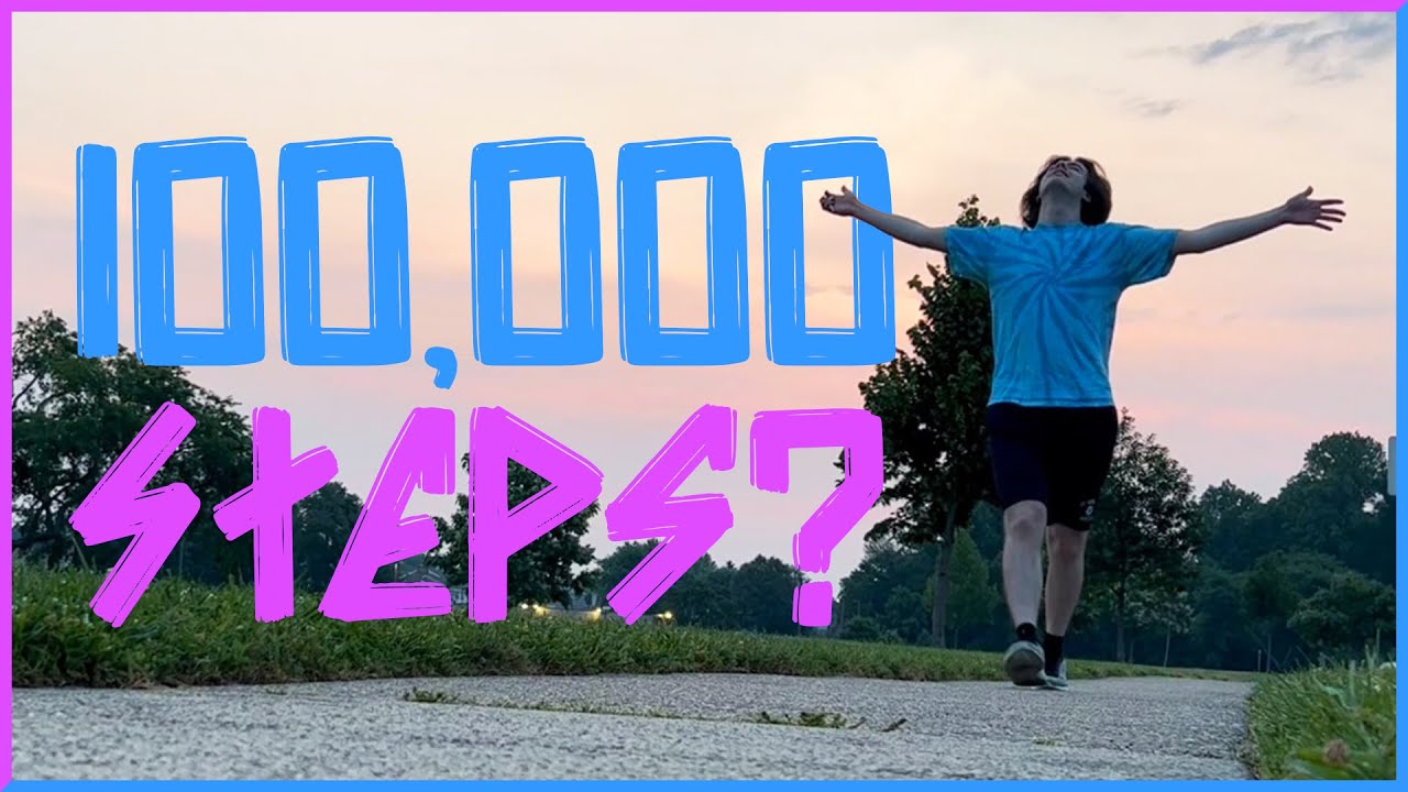 I tried walking 100,000 steps in a day - YouTube