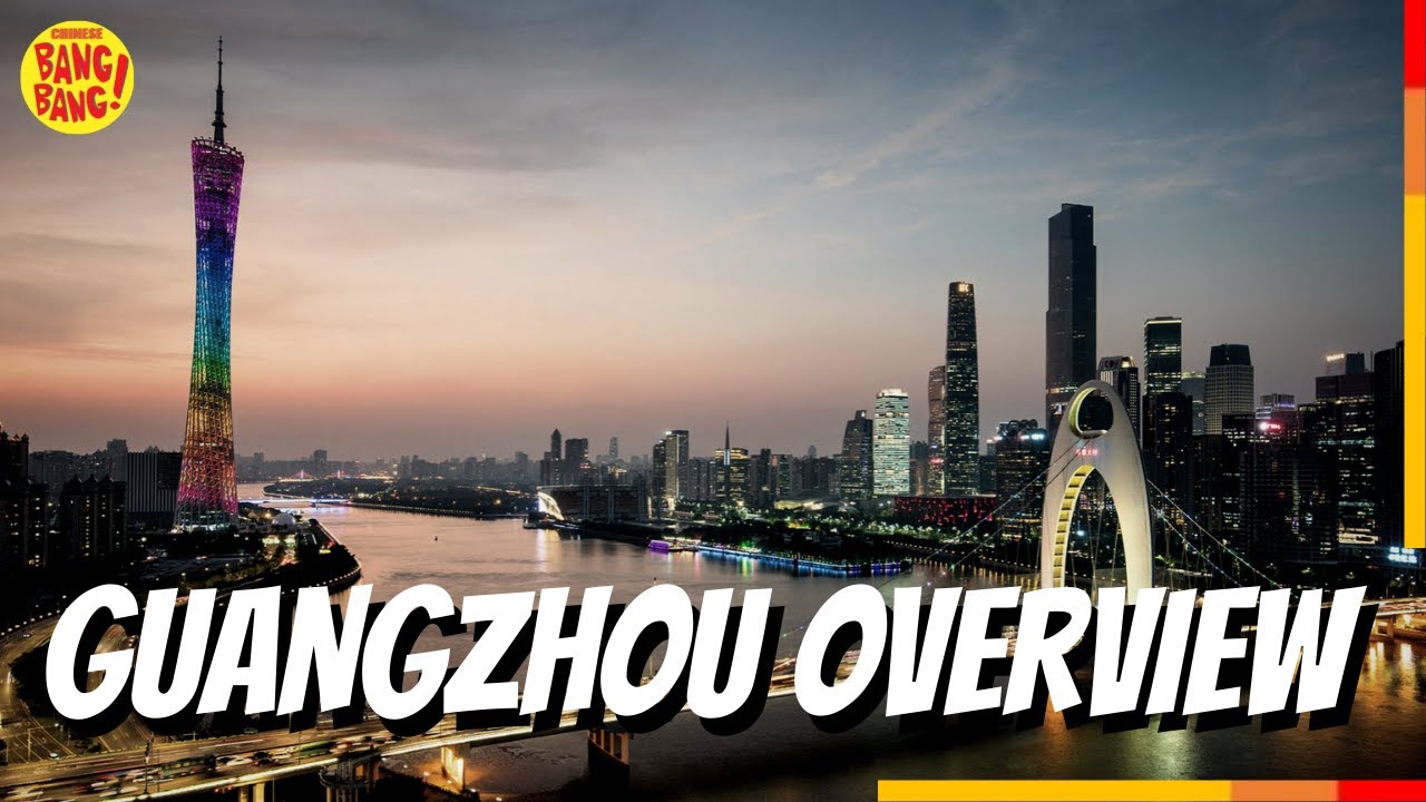 Guangzhou City View - Drone view of Guangzhou under Sunset 黃昏下的廣州 - YouTube