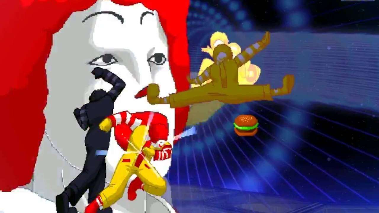 Mugen : Shadow Ronald & Donald McDonald vs Ultimate Donald (all 12p ...