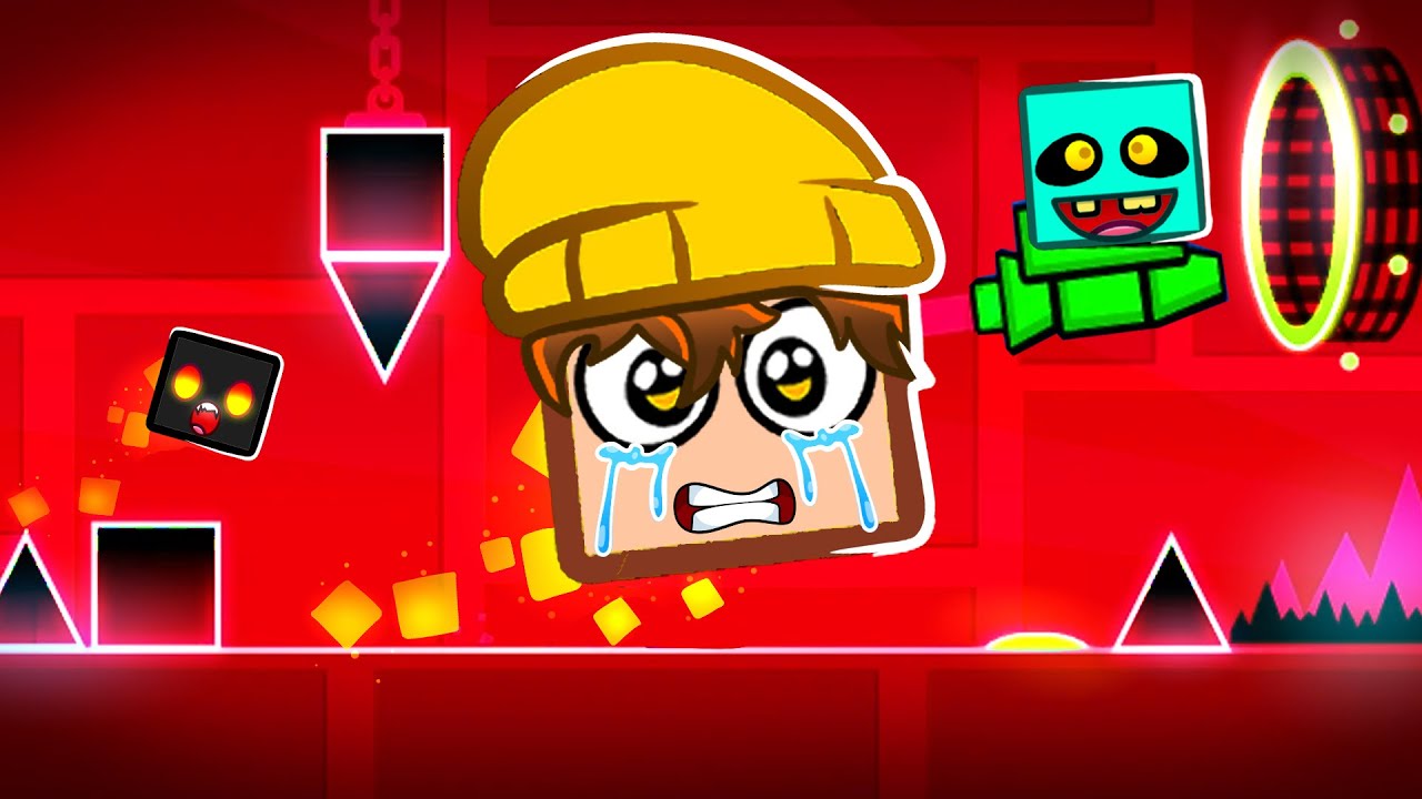 GOOBERS Play GEOMETRY DASH... - YouTube