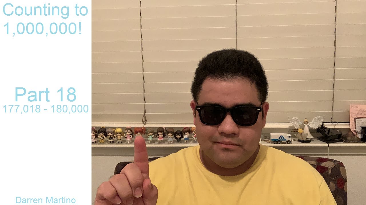 Counting To 1,000,000 part 18 (177,018 - 180,000) million - YouTube