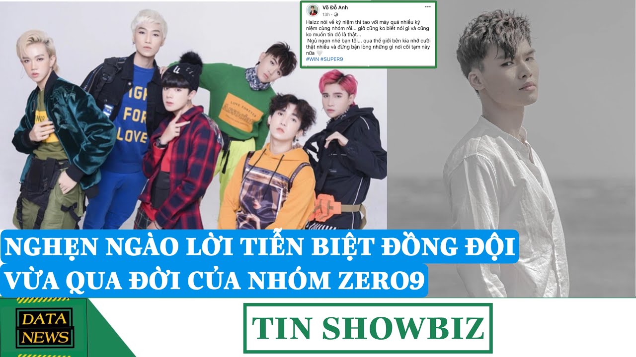 Nghẹn ngào lời tiễn biệt người đồng đội vừa qua đời của nhóm Zero9 - YouTube