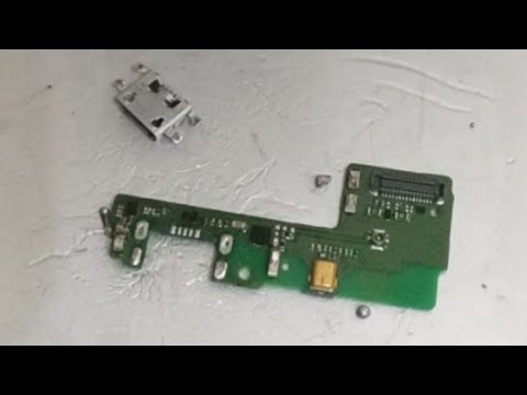 micro usb charging port replacement - YouTube