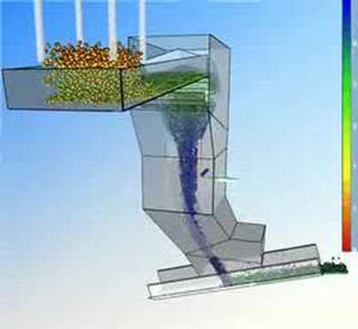 Chute - DEM Simulation - YouTube