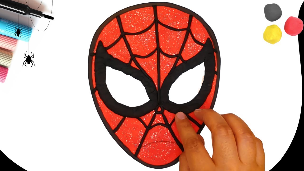 How To Draw Spider-Man for Beginners | Draw Spiderman Mask | SpiderMan ...