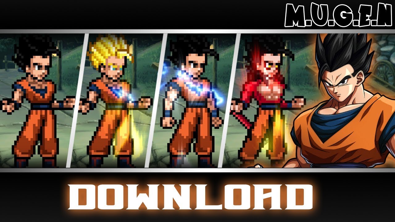 Gohan, SSJ, SSJ2, Mystic, SSJ4 By RafaMugen - YouTube