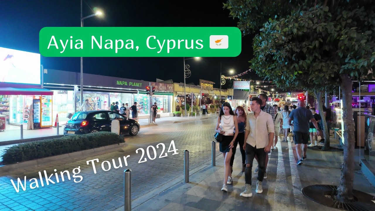 Ayia Napa, Cyprus [4K], 2024 Walking Tour - YouTube