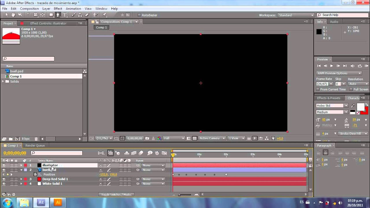 Mascaras y trazado de movimiento - Tutorial After Effects - YouTube