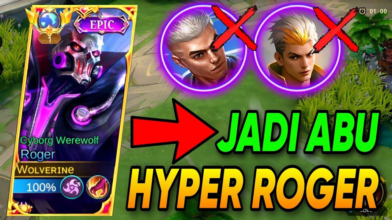 TUTORIAL MAIN HYPER ROGER PAKAI BUILD ANDALAN 🔥 BUILD ROGER TERSAKIT ...