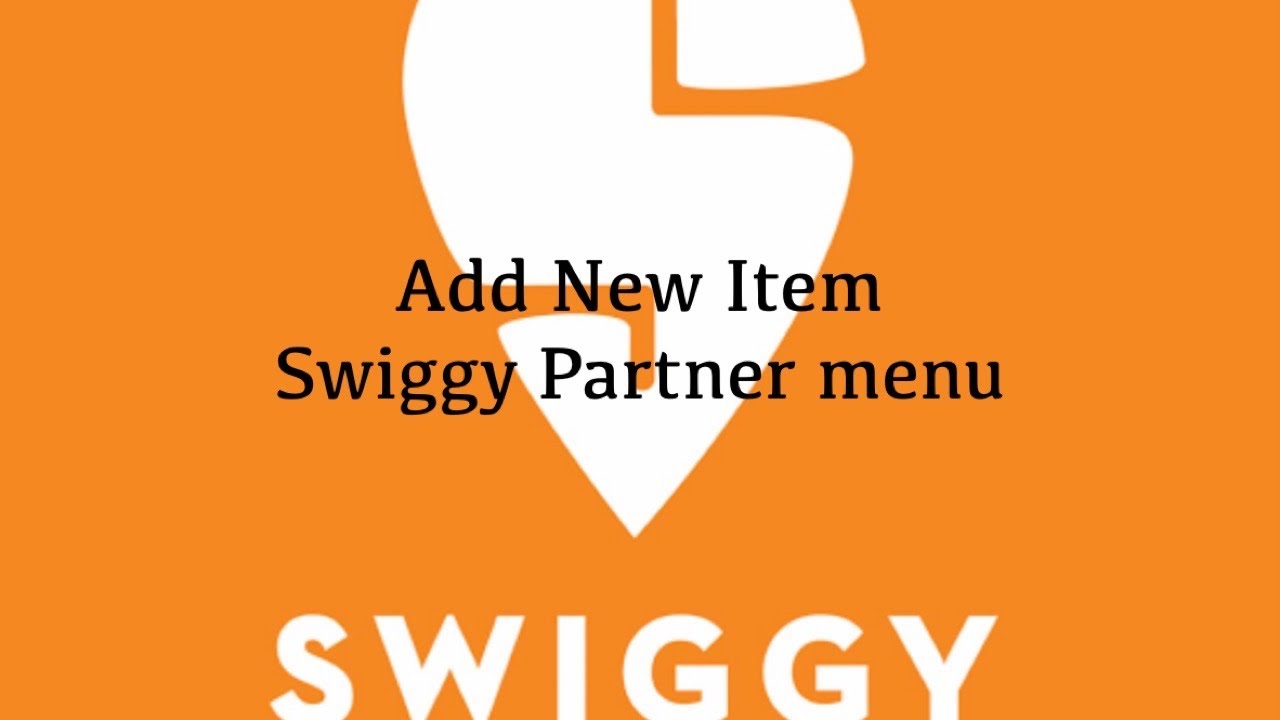 Add New Item and Category In Swiggy Partner Easy - YouTube
