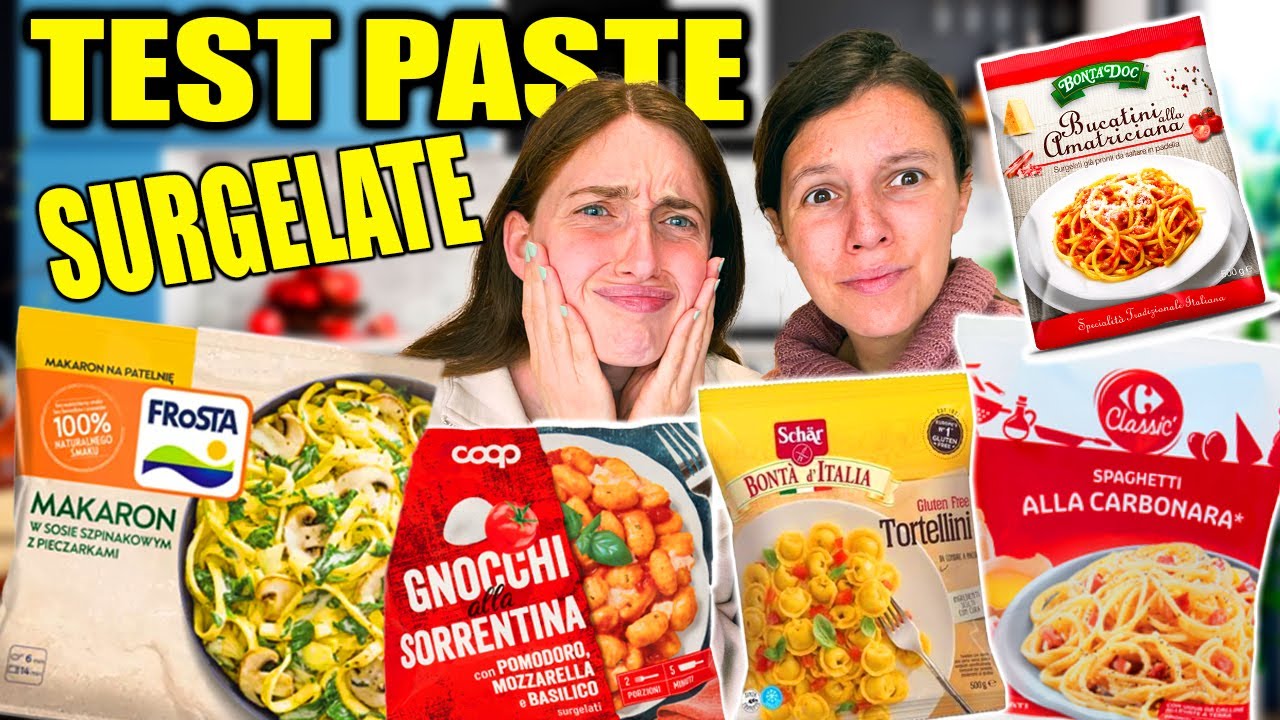 PROVIAMO le PASTE SURGELATE all'estero 🍝 quanto sarà imbarazzante ...