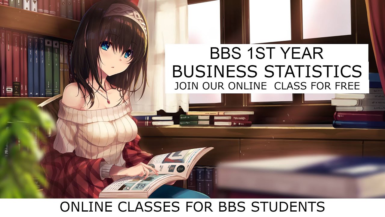BBS 1ST YEAR ONLINE CLASSES B. STATISTICS | IMDEX NUMBER | - YouTube