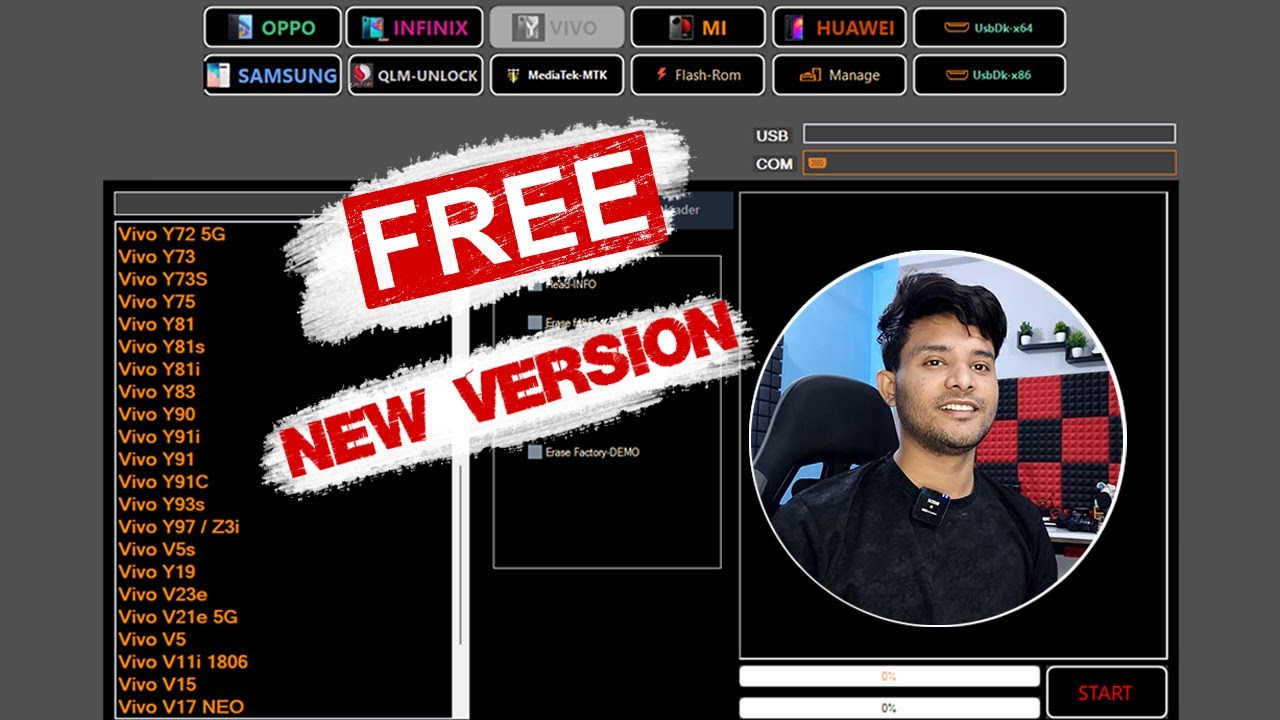 BMB MTK Qualcomm Free Unlocking Tool Review | MTK One Click Unlock Free ...