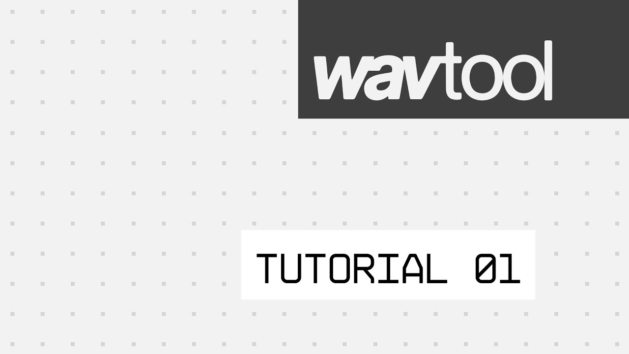 WavTool Tutorial 01: Overview - YouTube