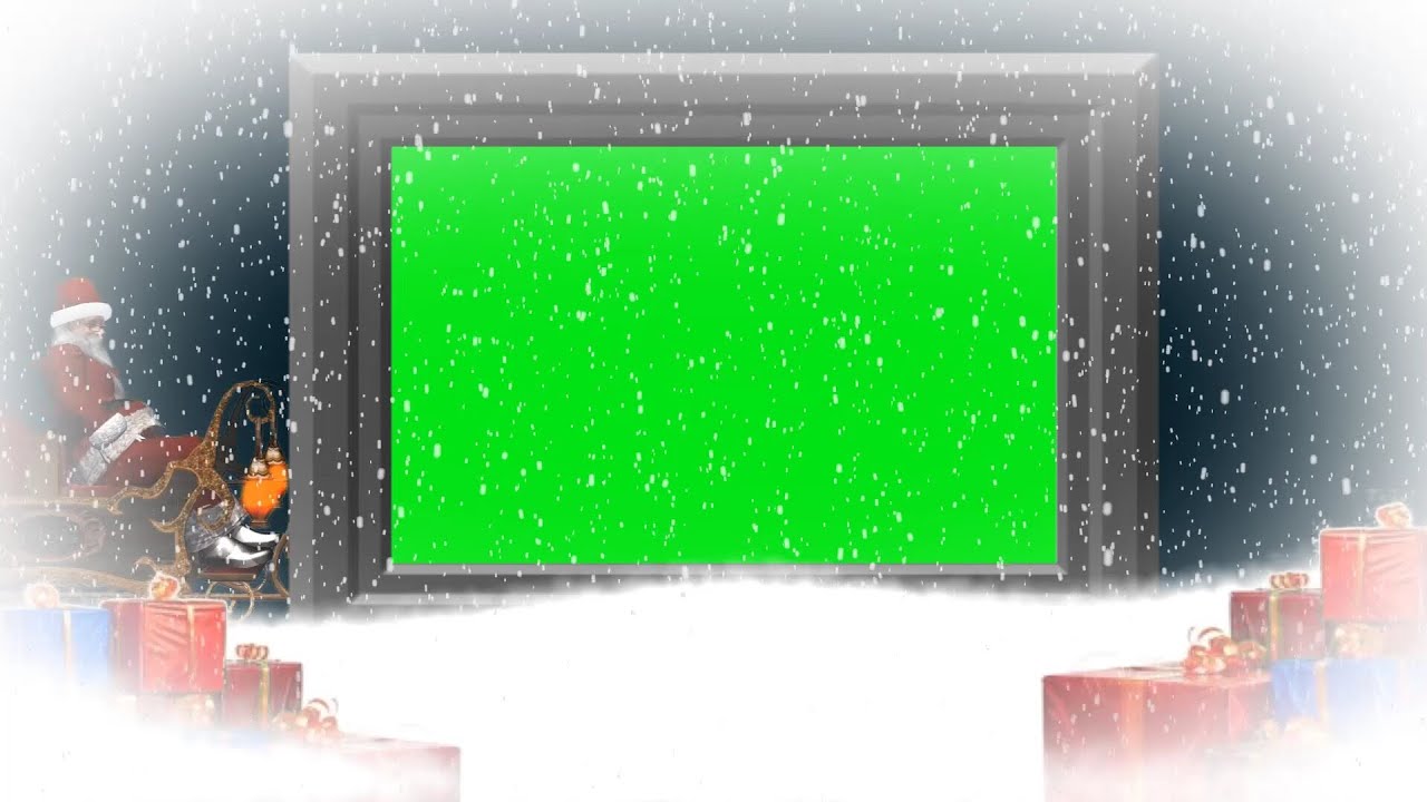 beautiful christmas - green screen - YouTube