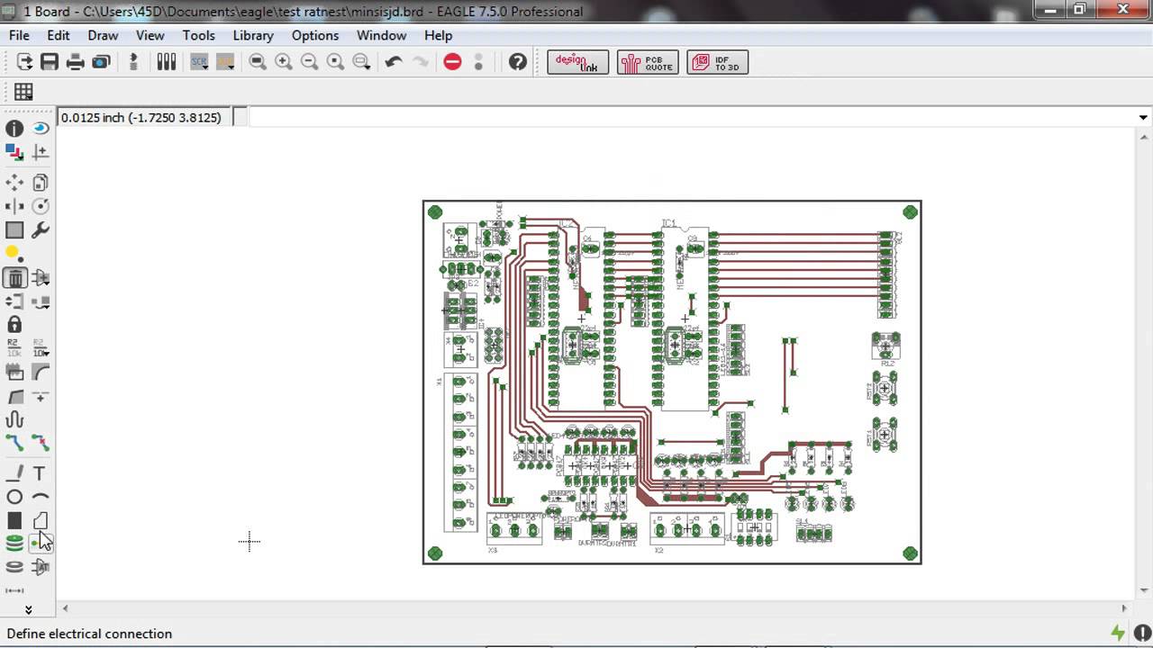 Eagle cad drawing - Ratnest - YouTube