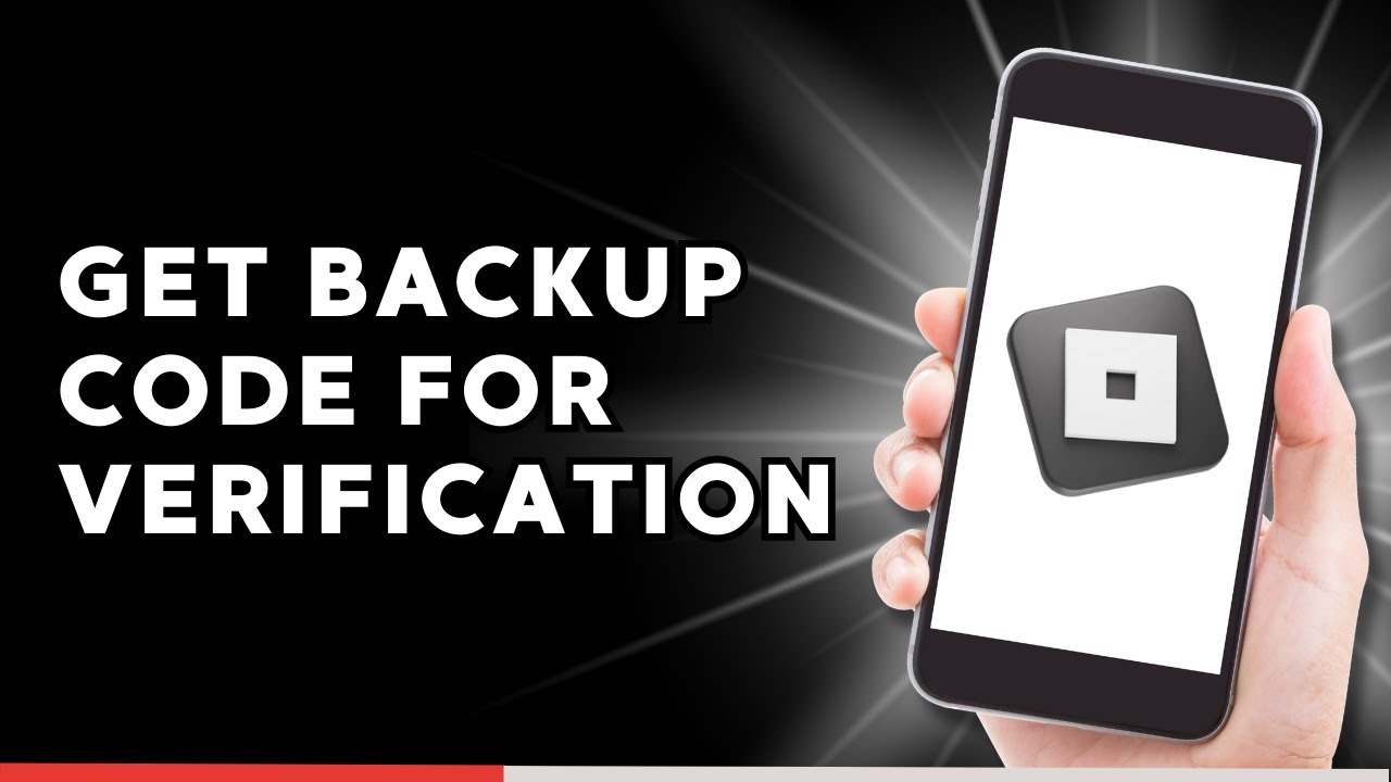 How to Get Backup Code for Two Step Verification on Roblox - YouTube