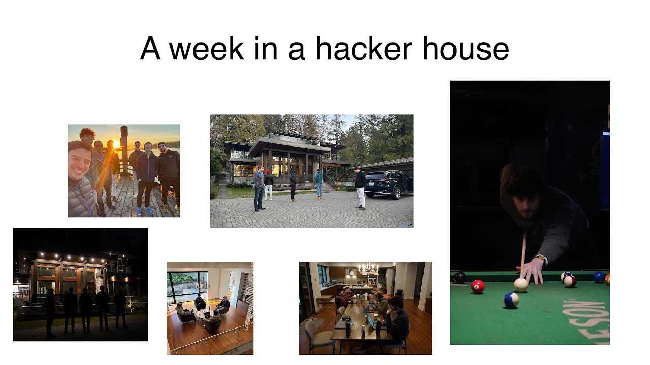 A week building in a hacker house - YouTube