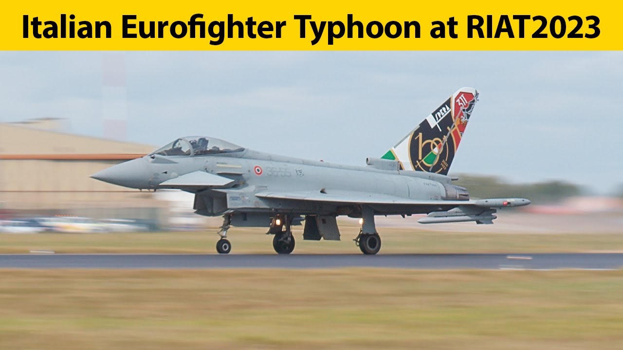 Italian Eurofighter Typhoon at RIAT 2023 in 4K - YouTube