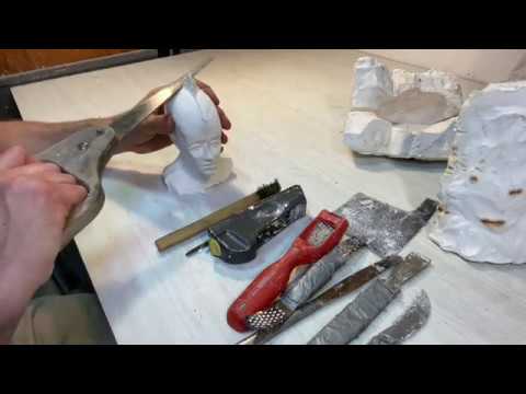 plaster cast finishing - YouTube