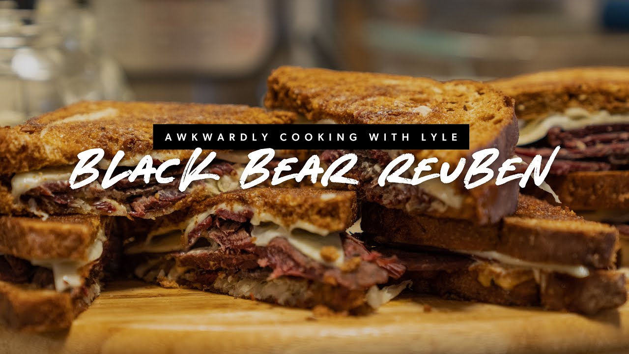Awkwardly Cooking With Lyle - Black Bear Reuben Sandwiches - YouTube