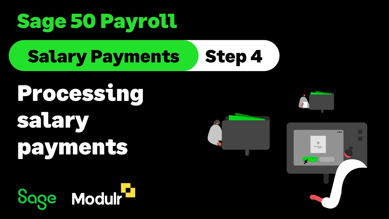 Sage 50 Payroll (UK): Salary payments - Processing salary payments ...