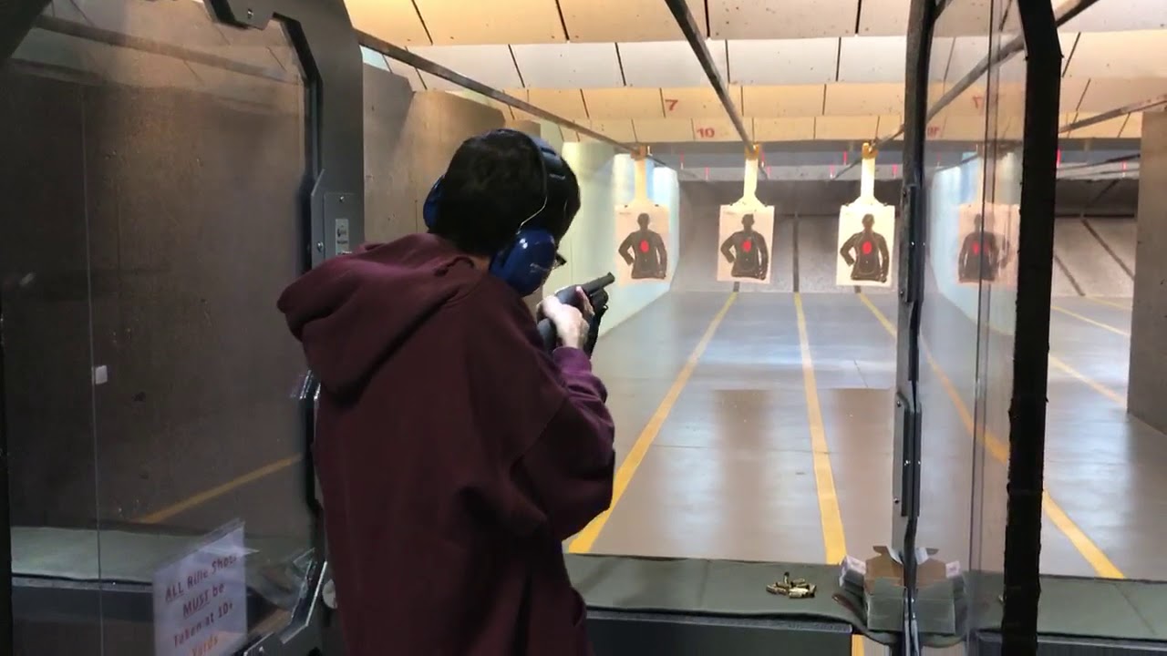 me firing a 12 gauge shotgun at the range (December 4th, 2017) - YouTube