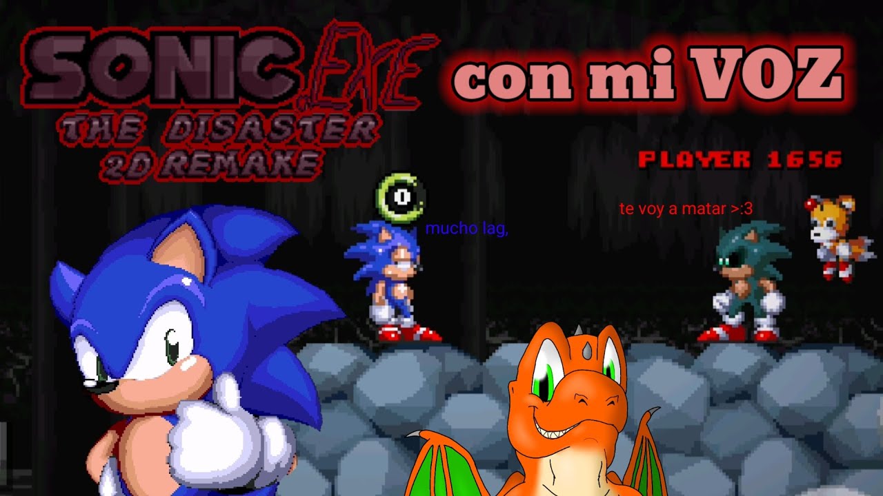 sonic X sonic. exe the disaster 2D ( con mi voz) - YouTube