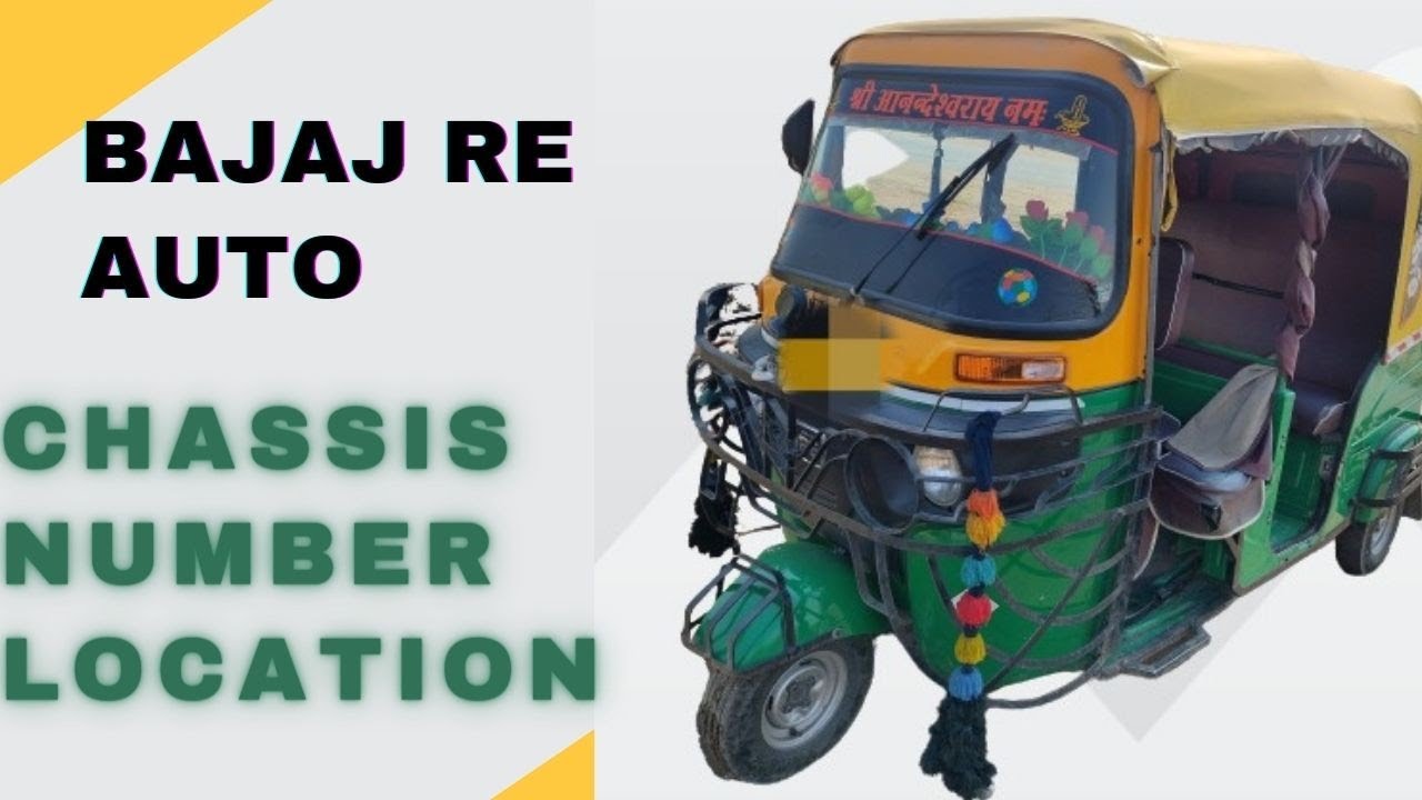 Bajaj Auto Chassis Number Location | Auto Chassis Number | Wheel Tech ...